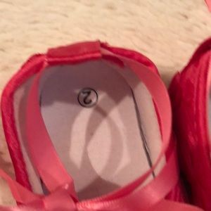 Shoes | Handmade Hot Pink Roses Ribbon Ballet Shoes | Poshmark